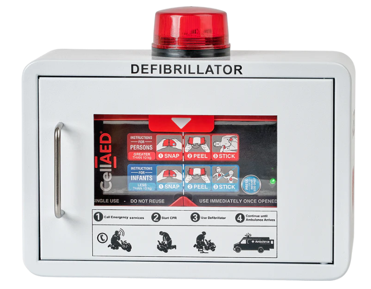 CellAED Smart First AED Wall Cabinet | Wollongong First Aid
