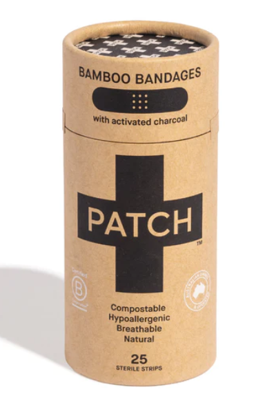 PATCH Bamboo Bandages with Charcoal | Wollongong First Aid