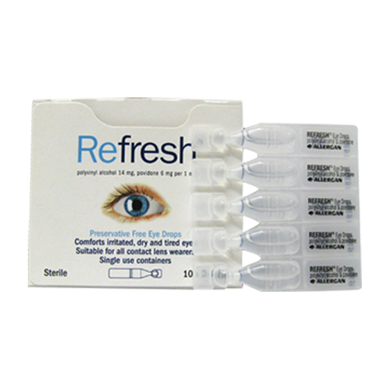 Refresh Eye Drops - Box Of 10 (ARED10) | Wollongong First Aid
